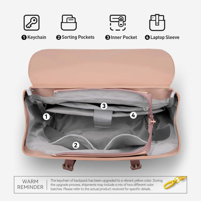 PU Casual Backpack For College Student