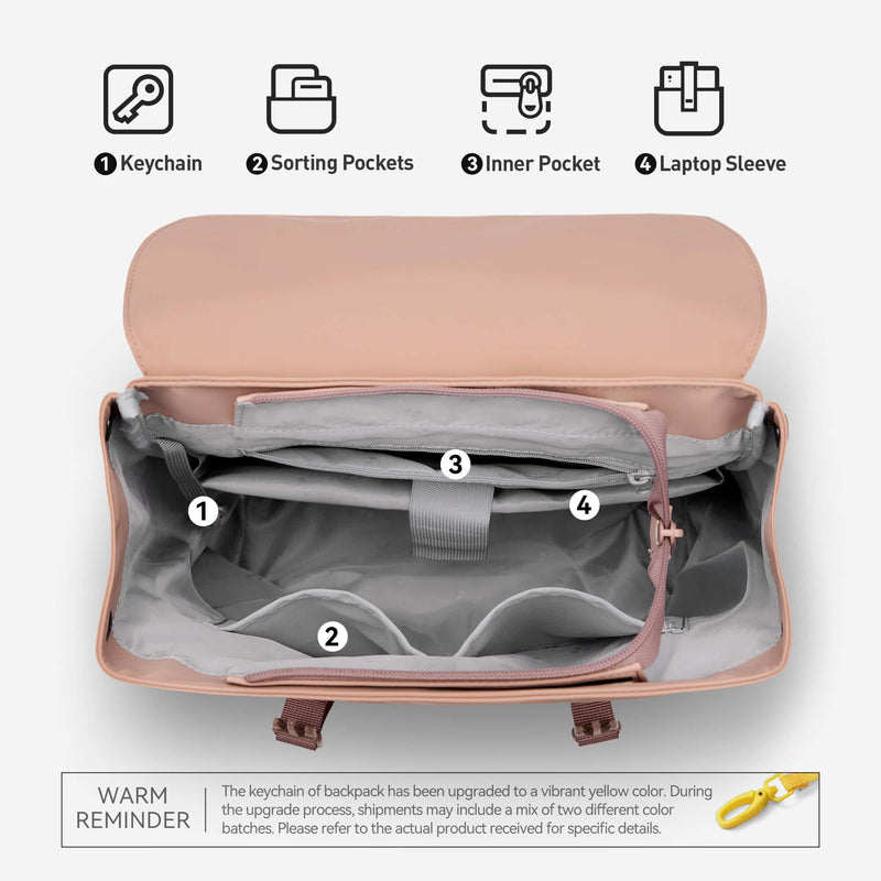 PU Casual Backpack For College Student