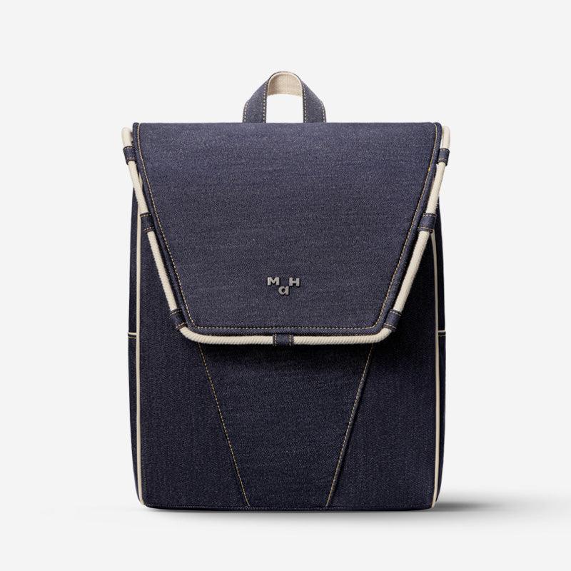 MAH Laptop Backpack - Denim Schoolbag
