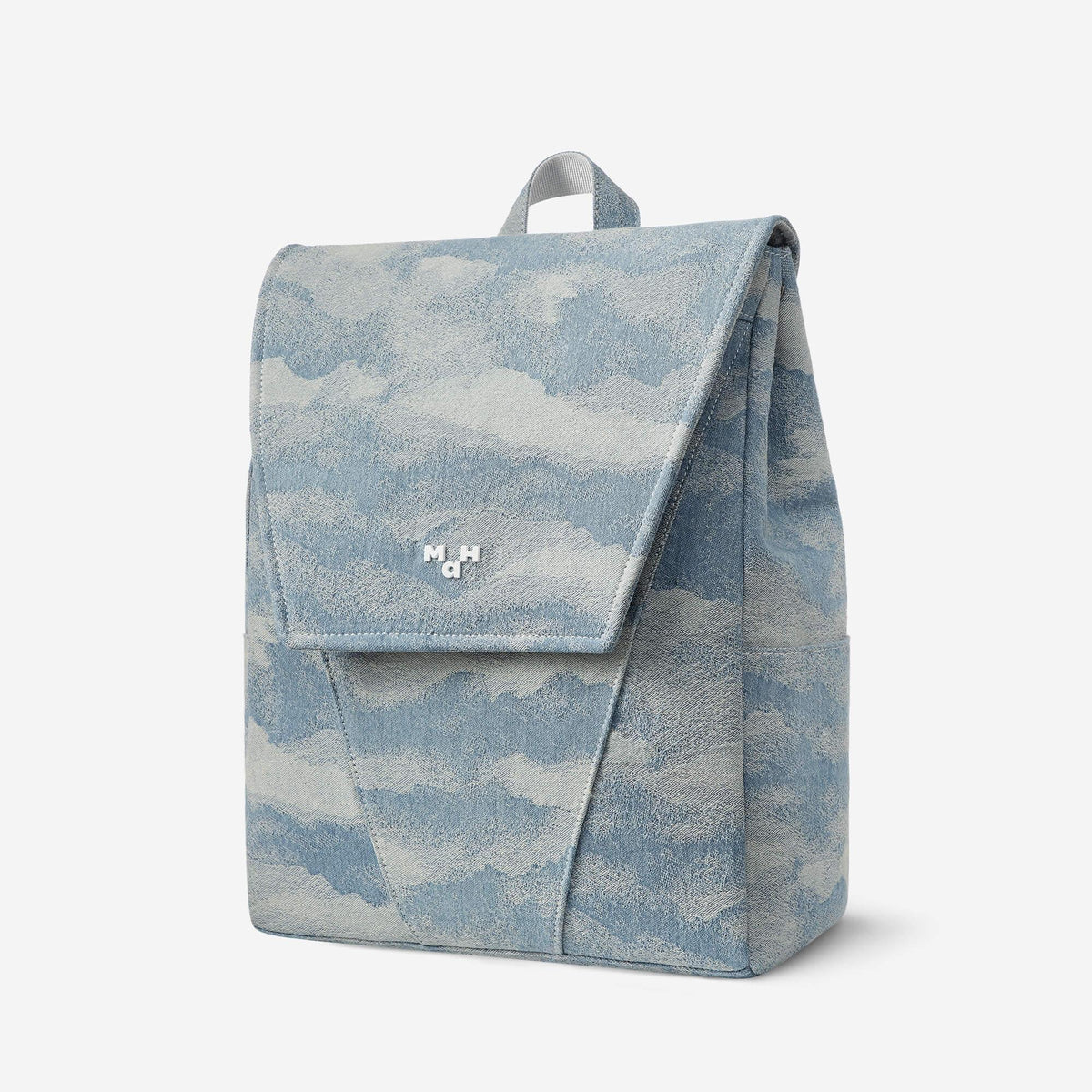 Denim Flap Backpack For School and Travel